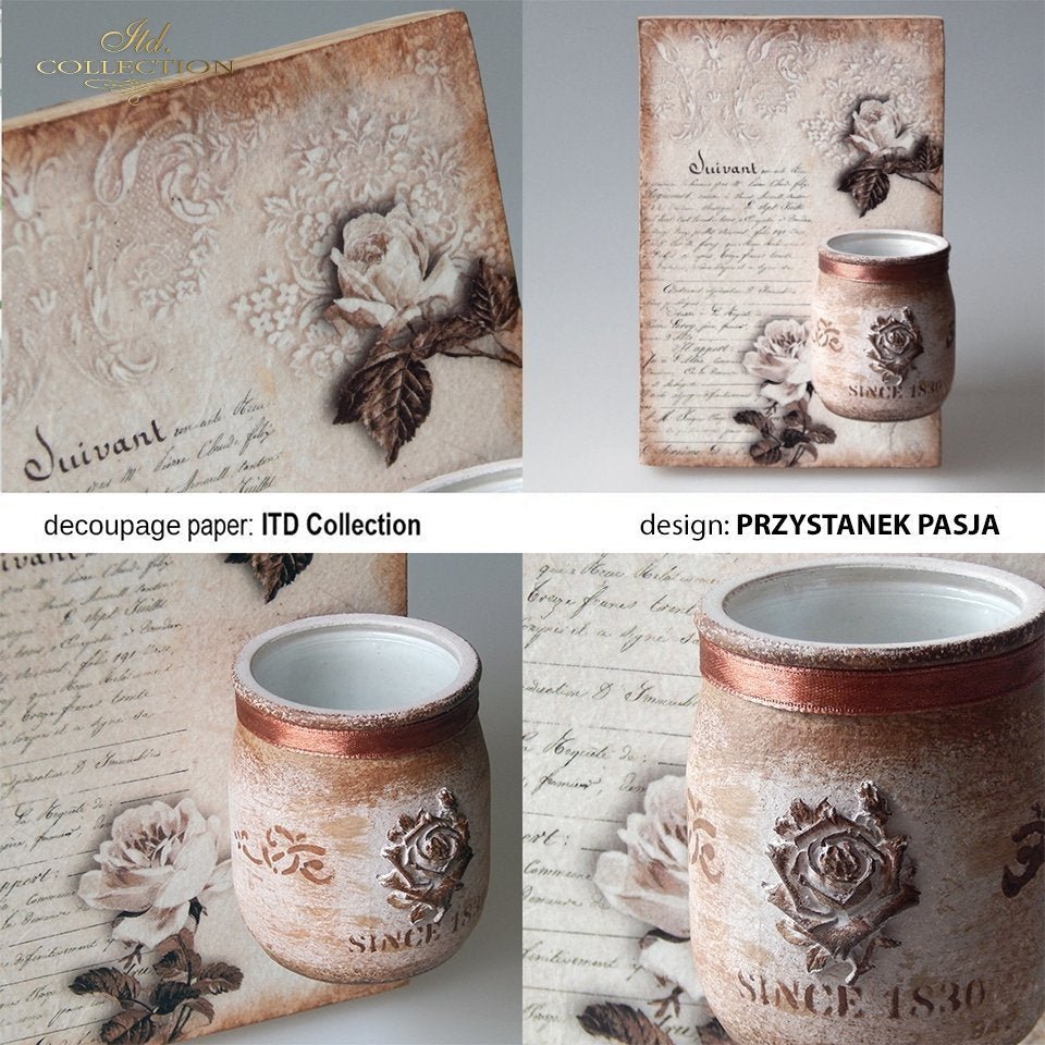 Embossed Damask and Flower Cards Decoupage Rice Paper A4 Item R1362 by – All Paint Products