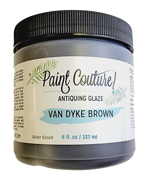 Van Dyke Brown Paint Couture Antiquing Glaze – All Paint Products