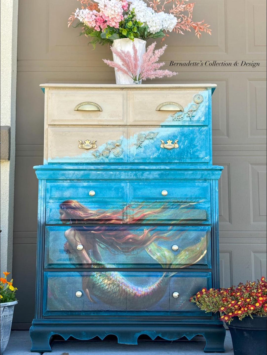 Nadia Mermaid Large Decoupage Tissue Paper from Whimsykel Designs – All ...