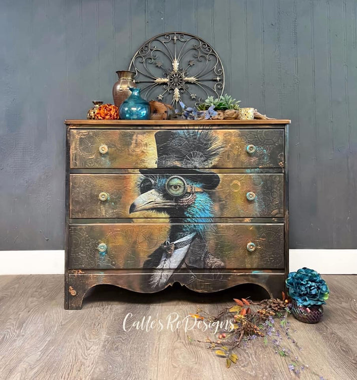 Cogsworth Large Decoupage Tissue Paper from Whimsykel Designs – All ...