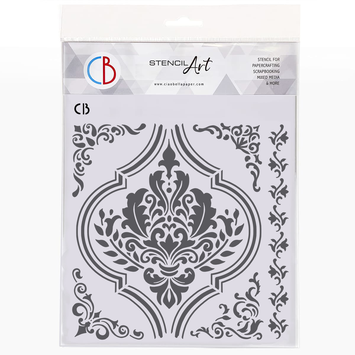 Insignia Stencil Texture Stencil Home Decor DIY 8x8 Stencils by Ciao B ...