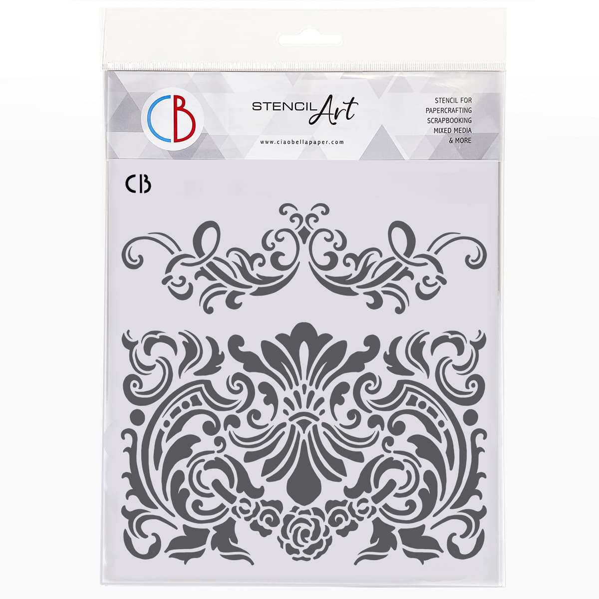 Damask Texture Stencil Home Decor DIY 8x8 Stencils by Ciao Bella – All ...