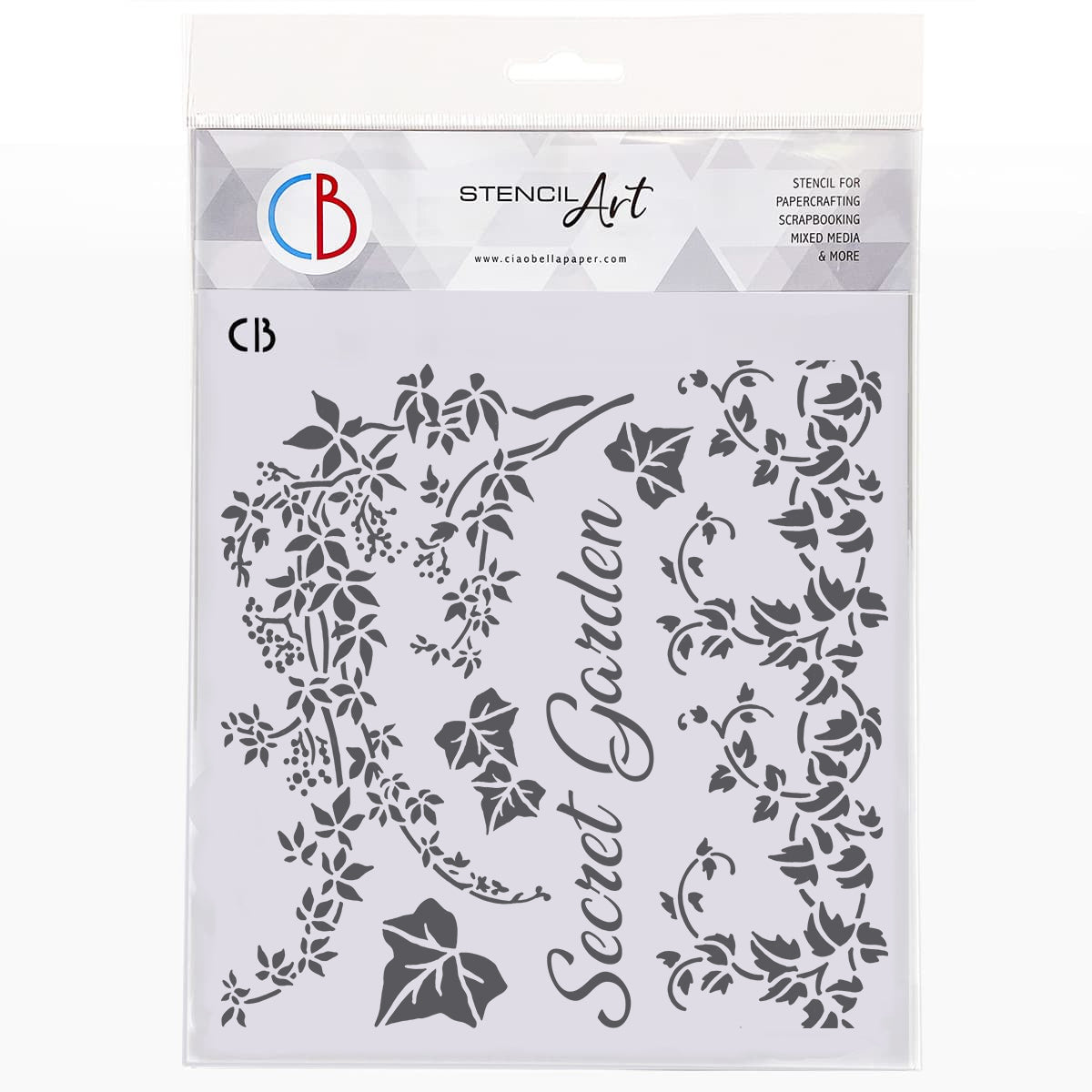 Secret Garden Texture Stencil Home Decor DIY 8x8 Stencils by Ciao Bell ...