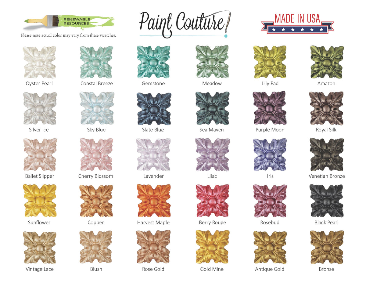 Paint Couture Lux Metallic Paint Bulk 1 oz (3 of same color) – All ...