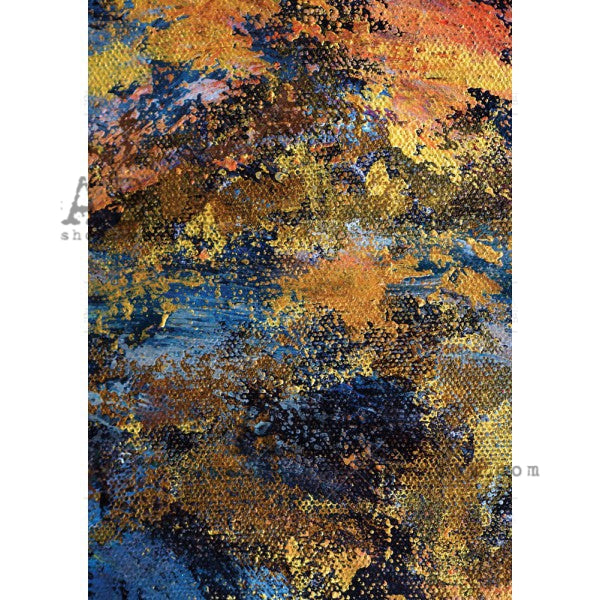 Burnt Patina Abstract Decoupage Rice Paper A4 Item No. 0159 by AB Stud ...