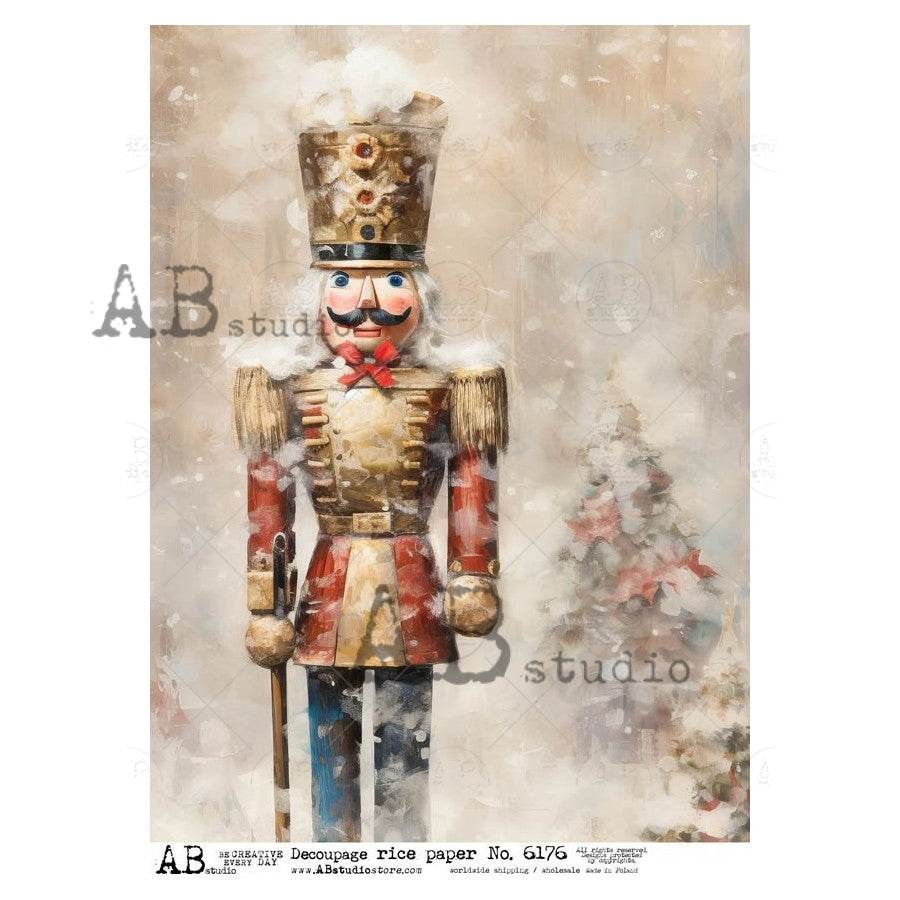 Vintage Nutcracker Decoupage Rice Paper A4 6176 by AB Studio – All ...