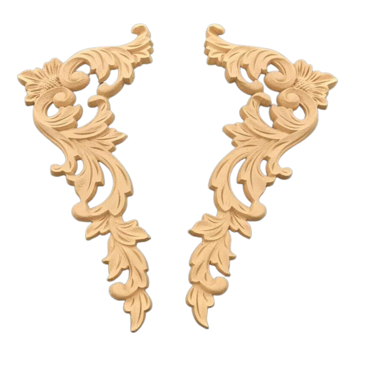 Medium Pair of Scrolls Decorative Applique IFW 2201 – All Paint Products
