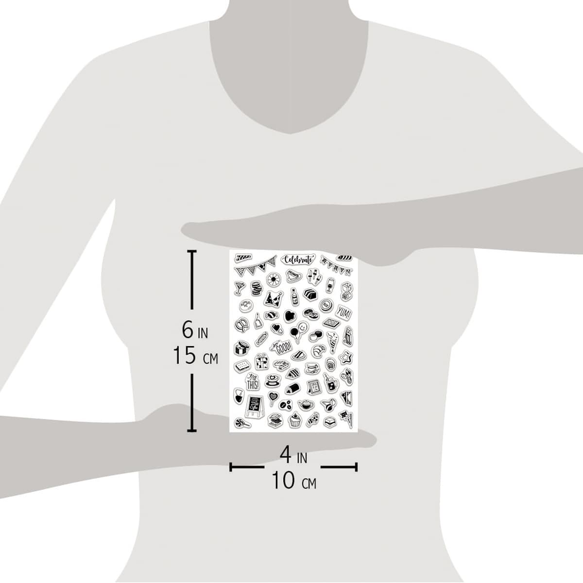 Bujo Party Clear Stamp 4x6 by Ciao Bella Stamping Art – All Paint Products