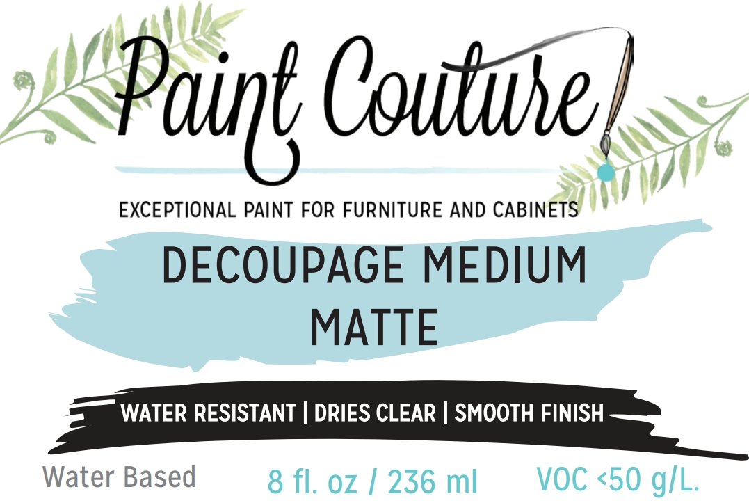 Decoupage Medium Matte by Paint Couture – All Paint Products
