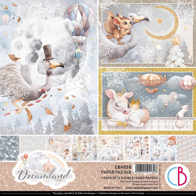 Papercraft Paper Pad 8x8 – Tagged "Dreamland"– All Paint Products