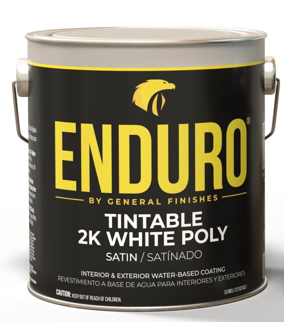 Enduro Tintable 2K White Poly Satin by General Finishes – All Paint ...