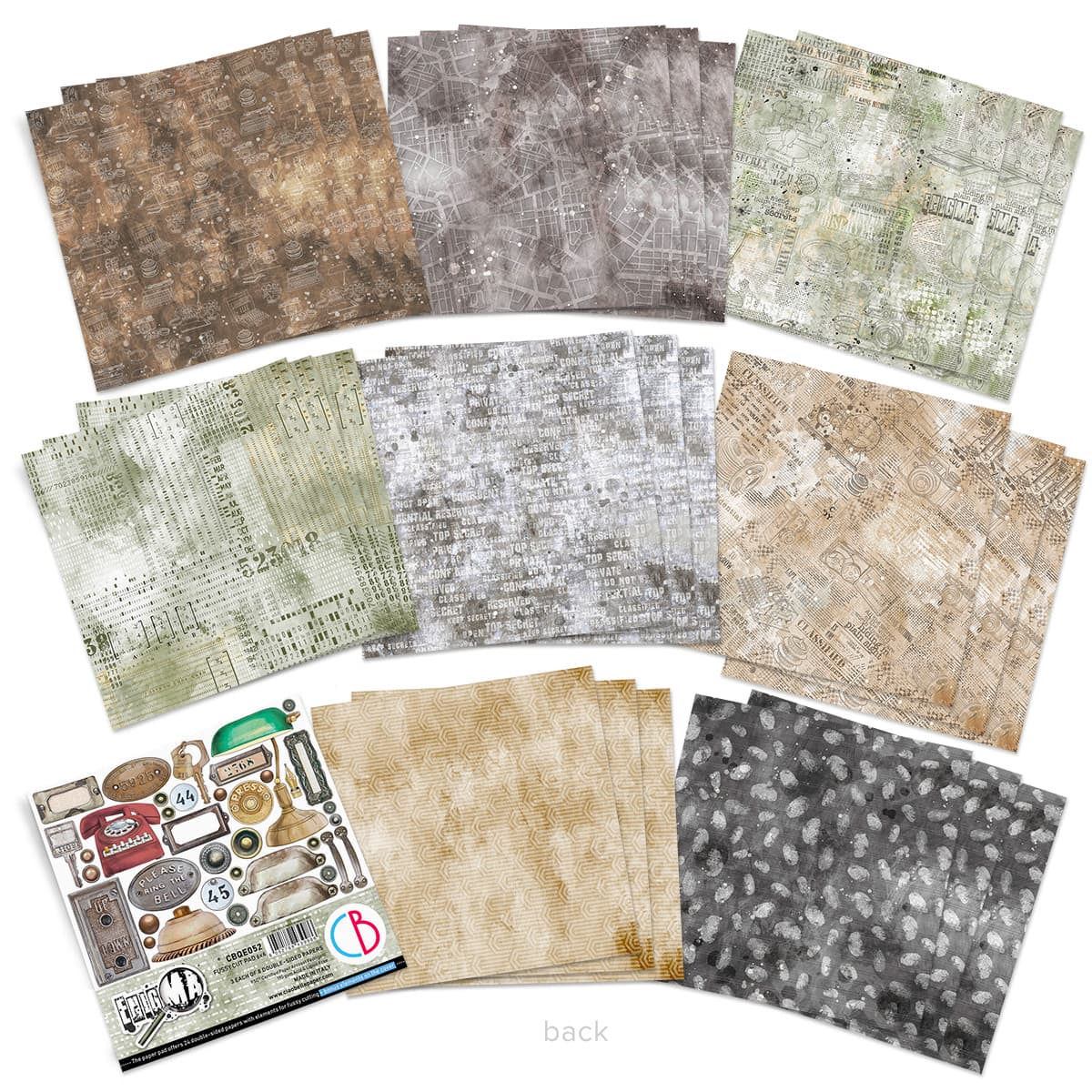 Enigma Fussy Cut Pad 6x6 24/Pkg by Ciao Bella – All Paint Products