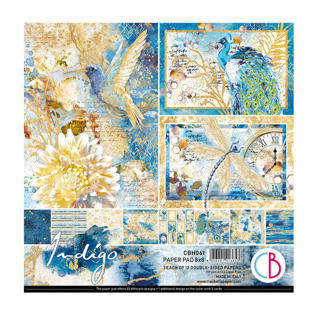 Papercraft Paper Pad 8x8 – Tagged "Indigo"– All Paint Products