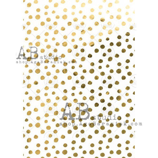 Leopard Print Gilded Decoupage Rice Paper A4 Item No. 0200 by AB Studi ...