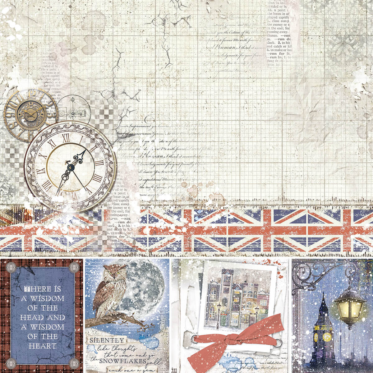 London's Calling Paper Pad 8x8 12/Pkg plus 1 free deluxe sheet by Ciao ...