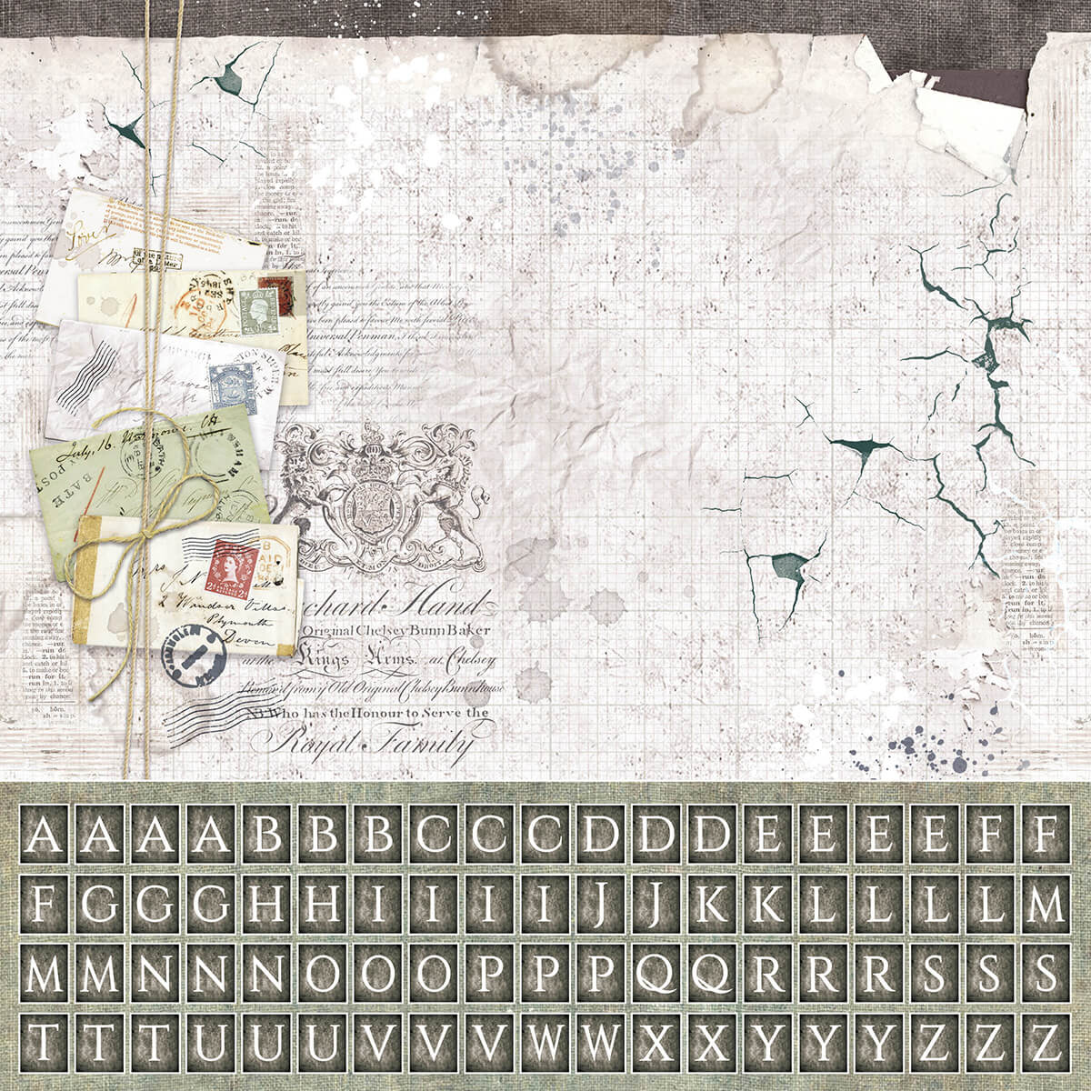 London's Calling Patterns Pad 12x12 8/Pkg plus 1 free deluxe sheet by ...