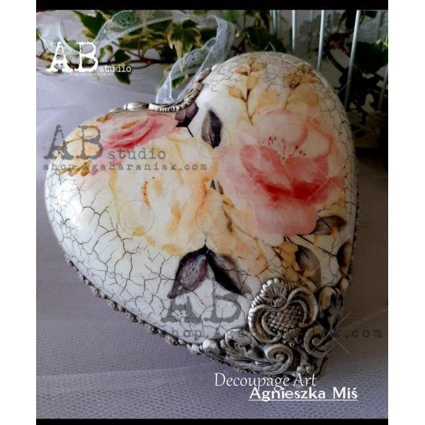 Magnolia Bloom Labels Decoupage Rice Paper A4 Item No. 0092 by AB Stud ...