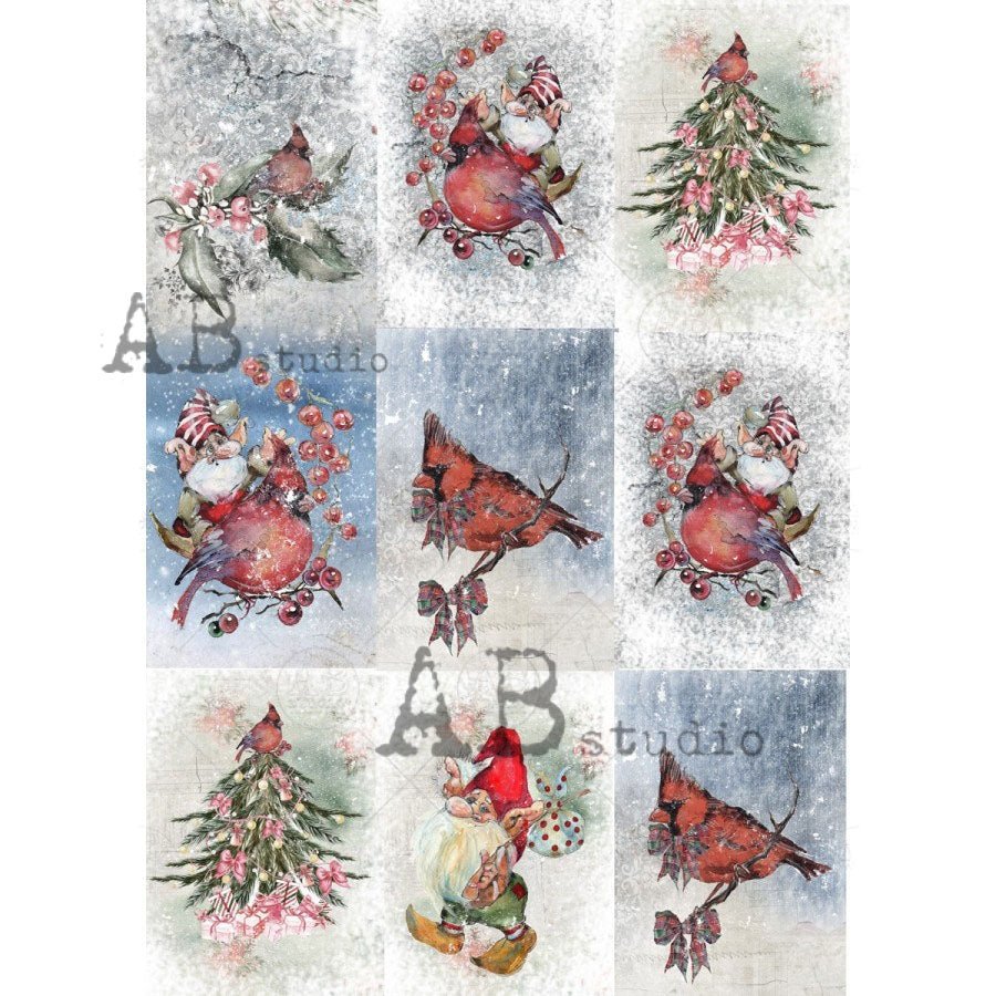 AB Studio Decoupage, Glam, Gilded and Scrapbooking Papers – All Paint ...