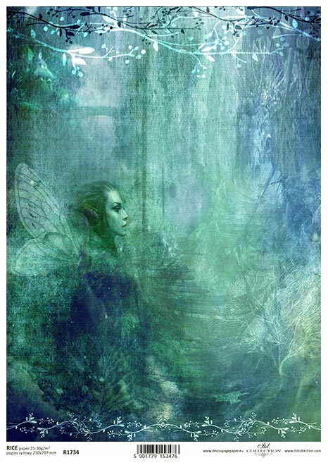 Mystical Fantasy Fairy Decoupage Rice Paper A4 Item R1734 by ITD Colle ...