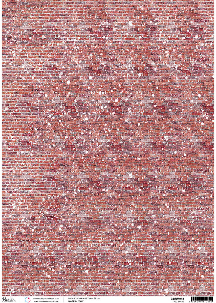 Red Bricks A3 Rice Paper London's Calling Collection by Ciao Bella ...