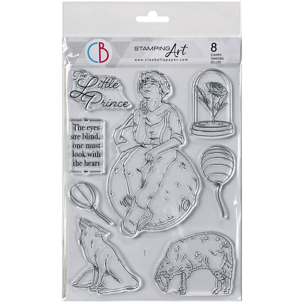 The Little Prince - Clear Stamp 6x8 by Ciao Bella Stamping Art – All ...